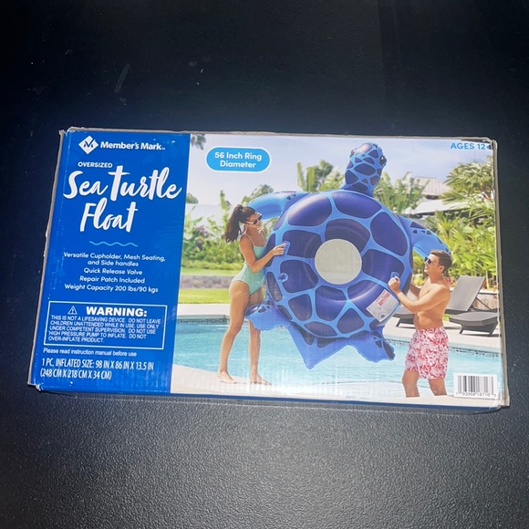 Member’s Mark | Other | Members Mark Oversized Sea Turtle Pool Float | Poshmark